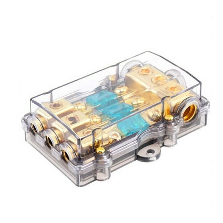 Universal Car Boat Dustproof 3-way 24V Boat Yacht 3-way Fuse Block ...
