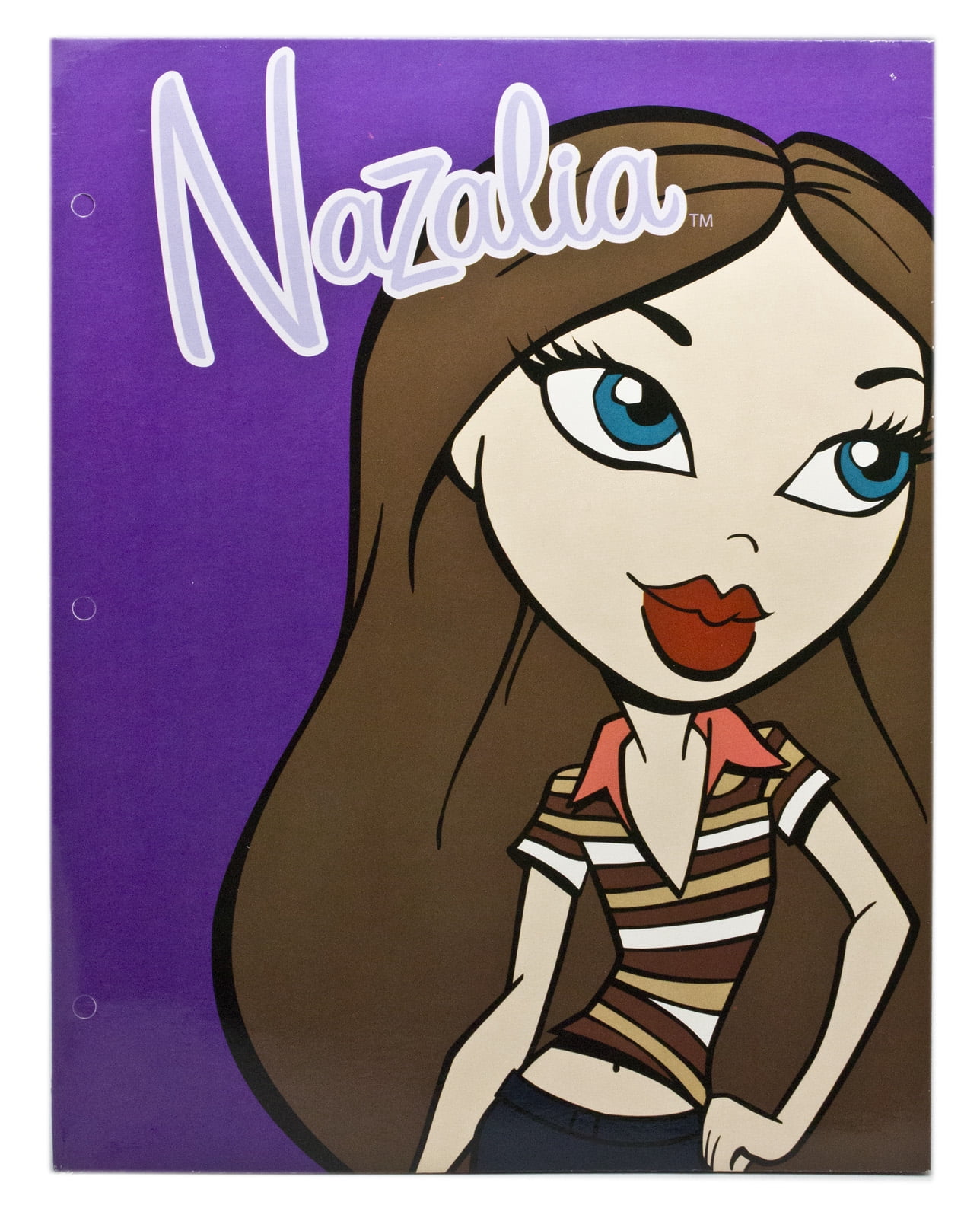 2pcs Bratz Folders - Lil' Bratz Nazalia Front Cover Violet Colored ...