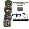 Adjustable Push Up Board with Resistance Bands - Non-Slip Home Gym ...