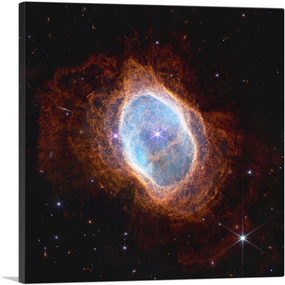 ARTCANVAS NASA James Webb Telescope JWST Southern Ring Nebula NGC 3132 ...