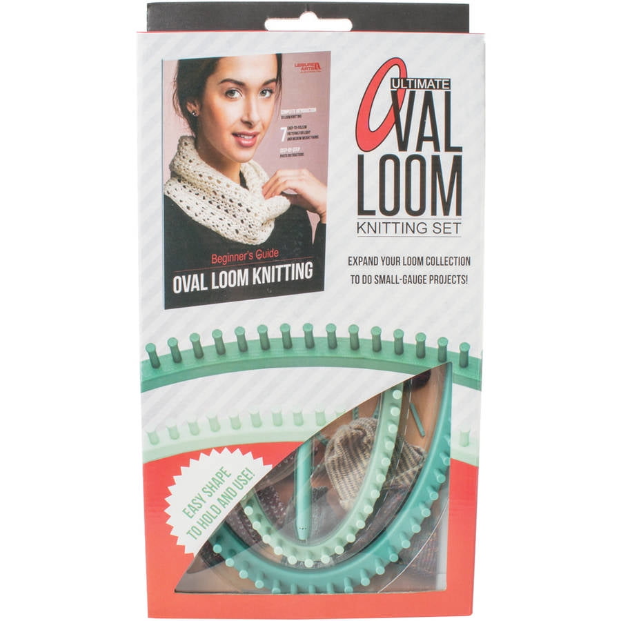 Leisure Arts Ultimate Oval Beginners Loom Knitting Set - Walmart.com