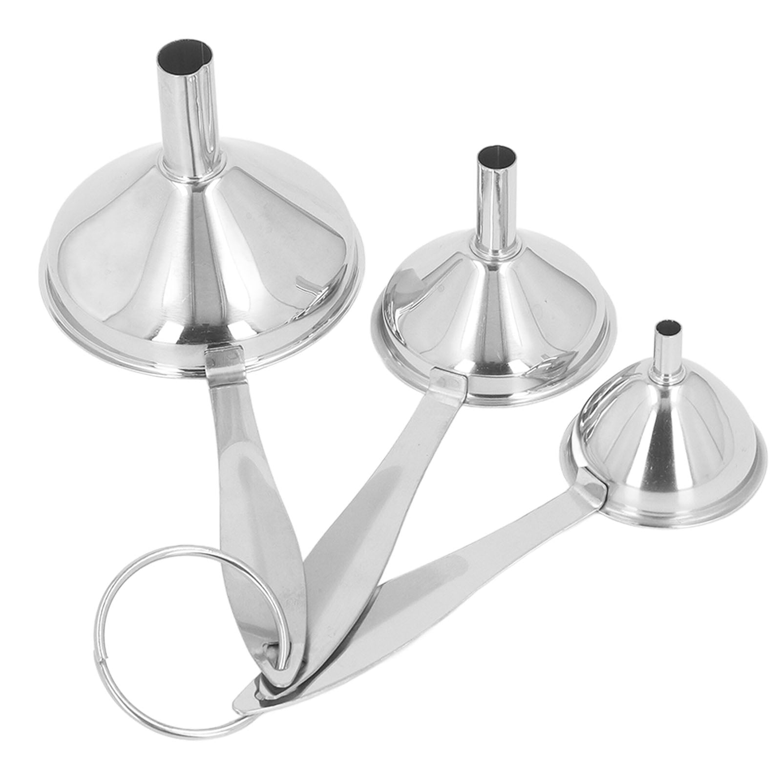 Embudo de Acero inoxidable Jadeshay 3 embudos pequeños mini embudo de ...