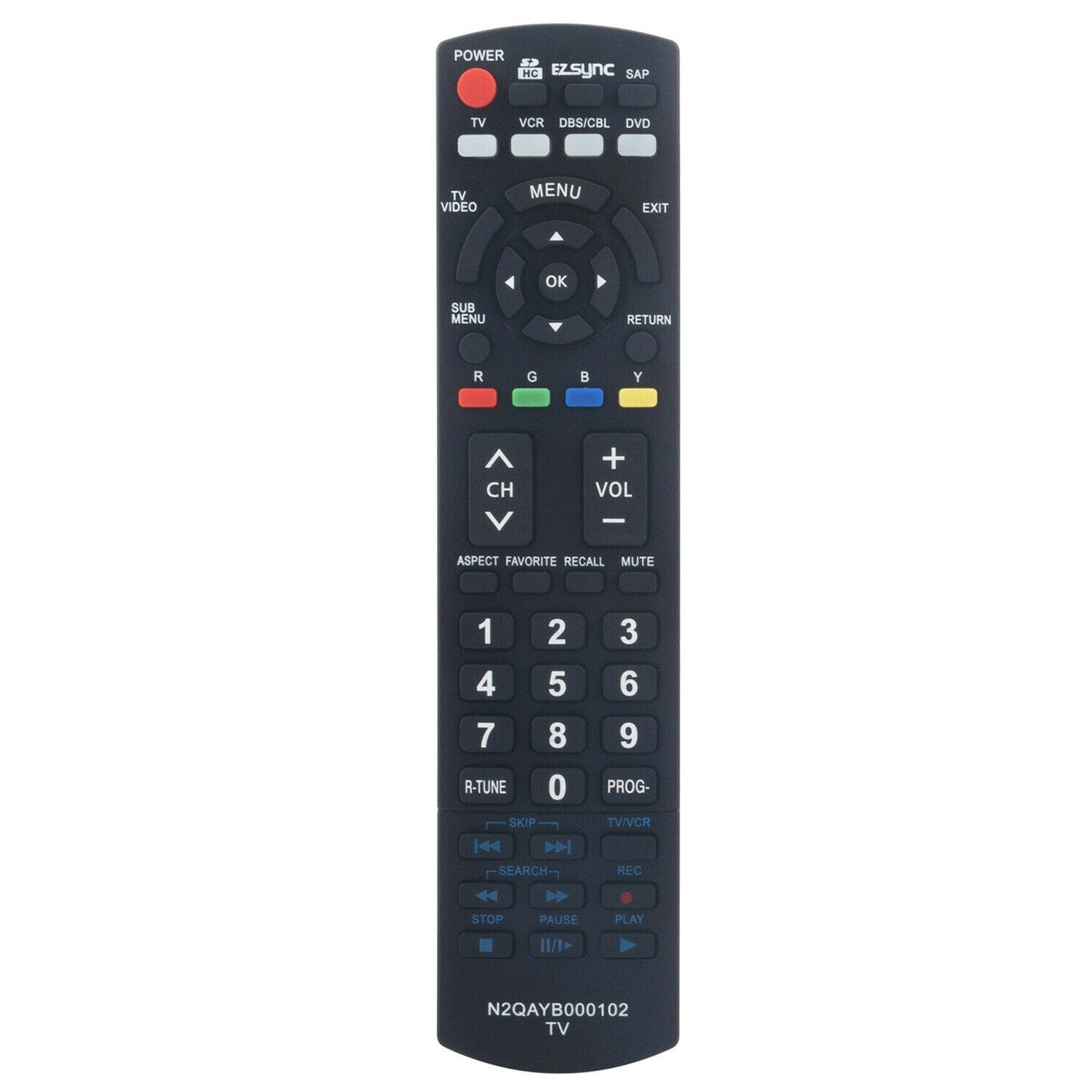 New N2QAYB000102 Replace Remote for Panasonic TV TC-26LX70 TC-32LX70 TC ...