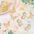 1Box 30pcs 5 style Brass Pendants Etched Metal Embellishments Wings ...