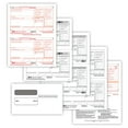 TaxRight 2025 W-2 Tax Form Tax Form Set with Envelopes 6-Part 25/Pack ...