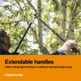 Fiskars Lopper Extendable Handle and Single Pivot, 25"-37" Handle ...
