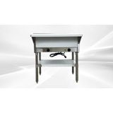 Cooler Depot 30 inches Wide 2 Plate Warmer and Dry Steam Table NH-2 ...