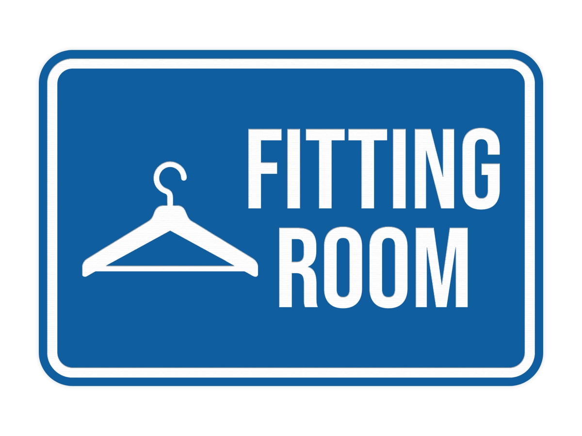 Classic Framed Fitting Room Sign (Black) - Small - Walmart.com