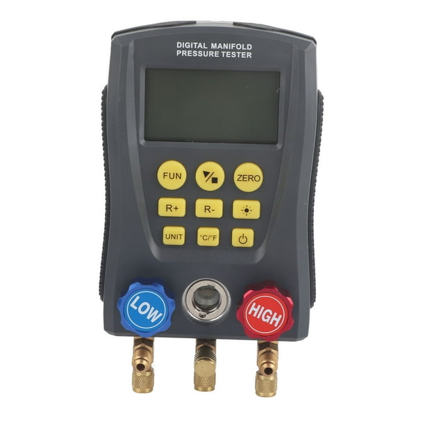 Vacuum AC Manifold Meter, HVAC Digital Manifold Gauge Electronic ...