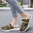 Chririnla Elephant Sunflower Print Mesh Slip On Clogs | Breathable ...