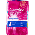 Carefree Body Shape Extra Long Unscented Pantiliners, 93ct HSA/FSA ...