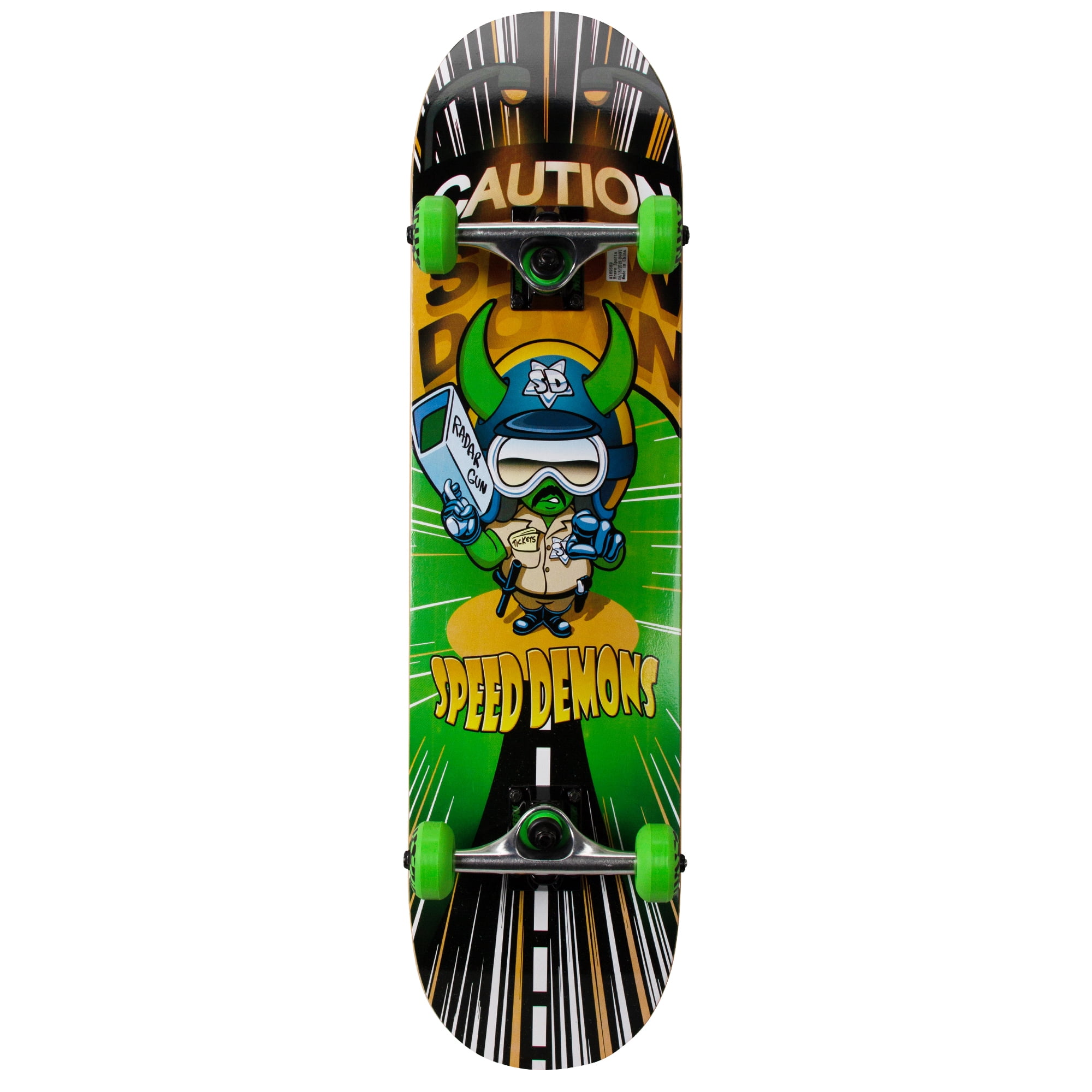 Speed Demon 29 Series Complete Skateboard (31" x 7.75") - Walmart.com