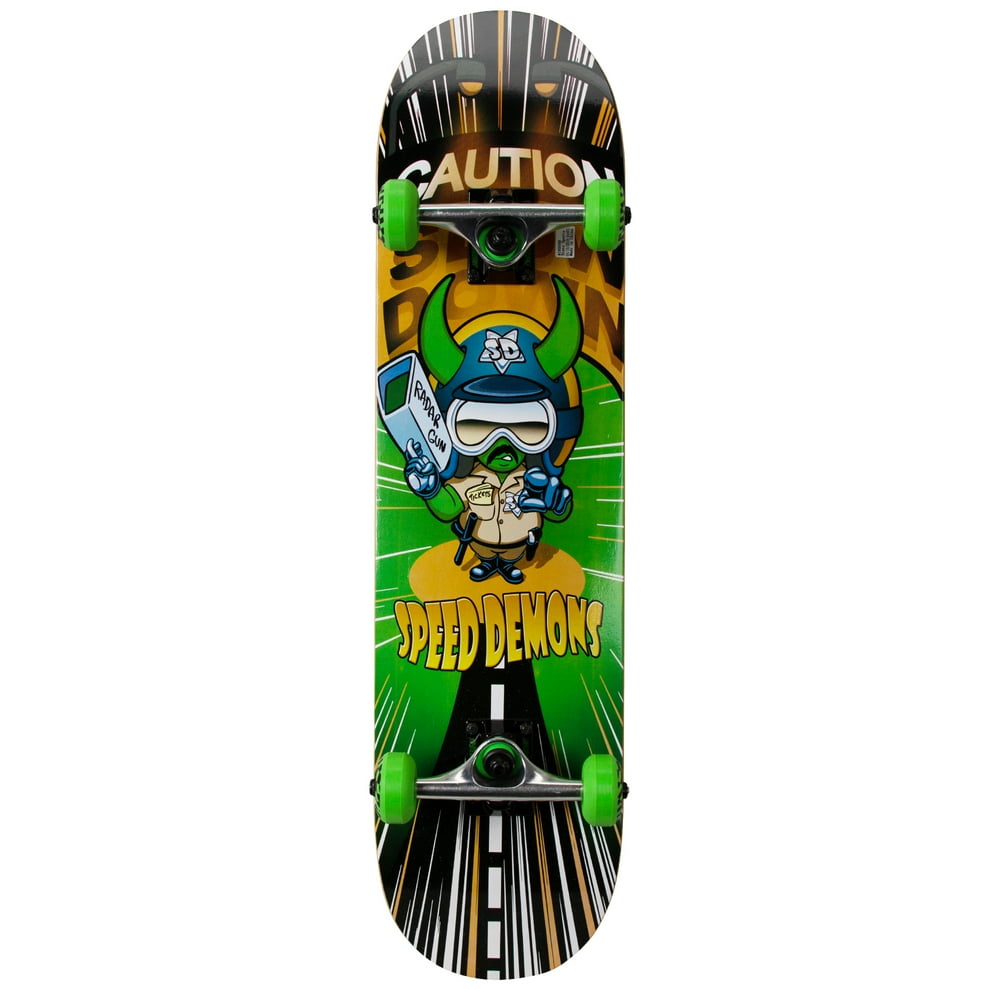 Speed Demon 29 Series Complete Skateboard (31" x 7.75") - Walmart.com ...