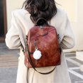 Fashion Versatile Solid Color Leather Removable Shoulder Bag Casual ...