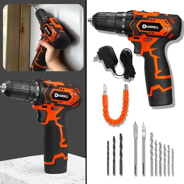 20V Cordless Drill, Electric Power Drill Set with 1 Battery & Charger ...