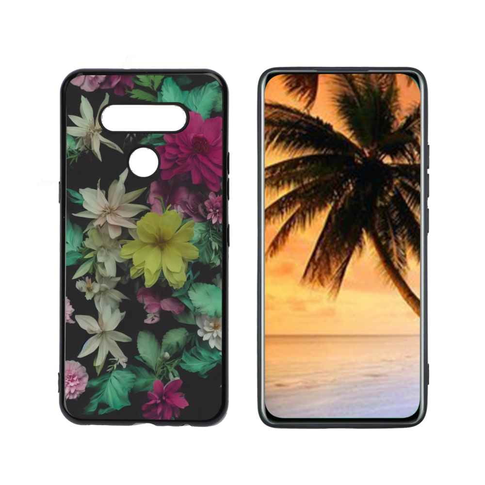 Floral-265 Phone Case, Degined for LG K51 Case Men Women, Flexible ...