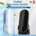 Touching Switch,Wifi Lit Switch Remote Wifi Scene Switch Tempered With ...
