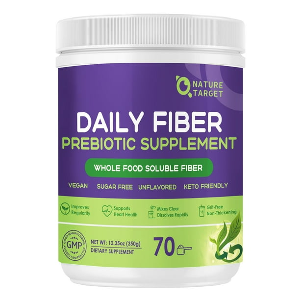 Suplemento de fibra NATURE TARGET Daily Fiber 5g 70 porciones | Walmart ...