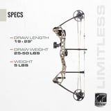 Bear Limitless Dual Cam Compound Bow - Includes Quiver, Sight and Rest ...
