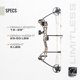 Bear Limitless Dual Cam Compound Bow - Includes Quiver, Sight and Rest ...