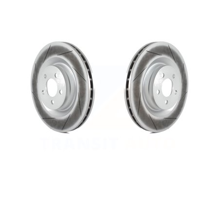 Front Coated Disc Brake Rotors Pair For Dodge Charger Chrysler 300 ...