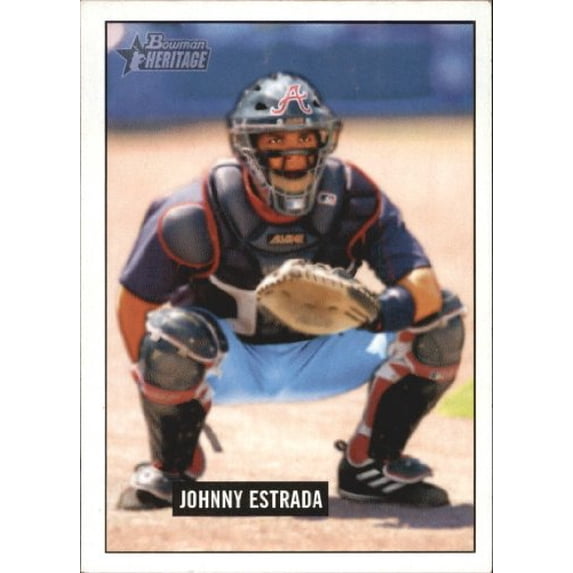 2005 Bowman Heritage #20 Johnny Estrada MLB Baseball Trading Card ...