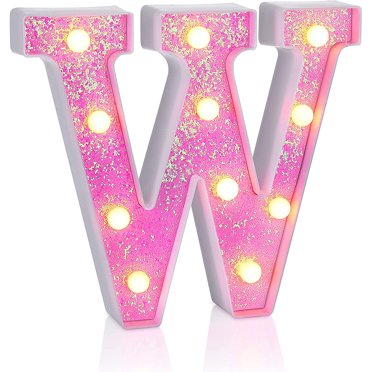 Magik Light up Letter LED Alphabet Number Symbol Plastic Battery ...