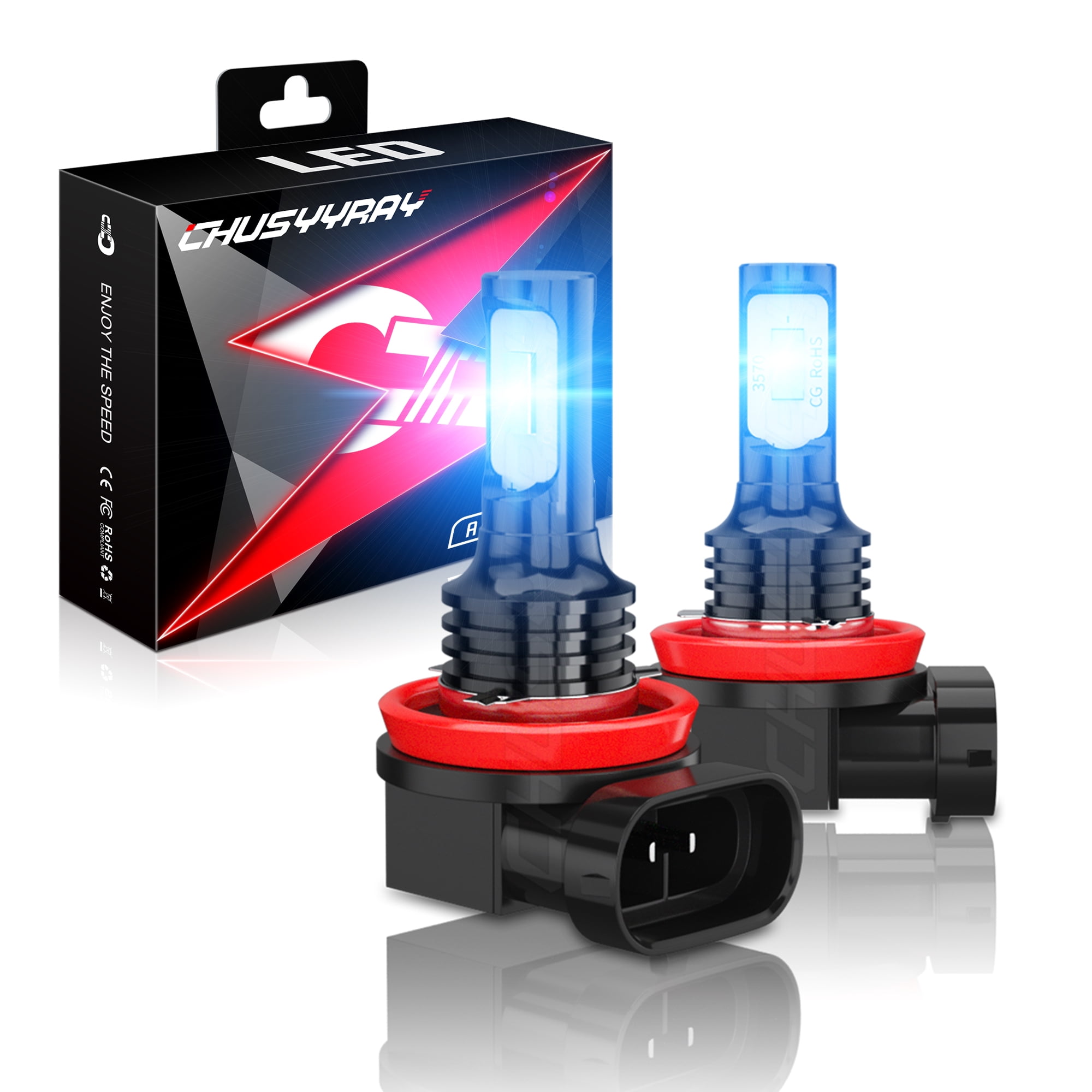 For Chevy Camaro 2010-2015 LED Front Fog Light Lamp H11 8000K Ice Blue ...