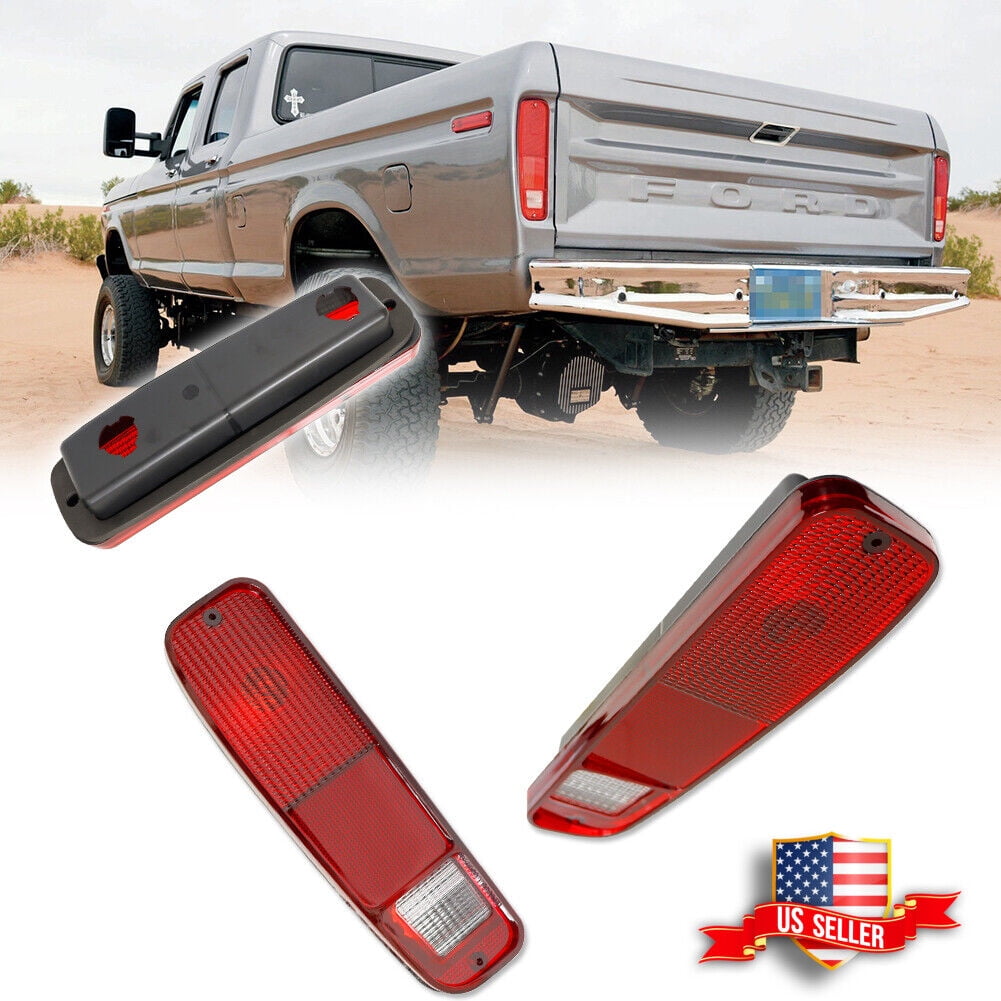 Tail Light Lenses Pair Set Lens Only For 1974-1991 Ford E150 F150 250 ...