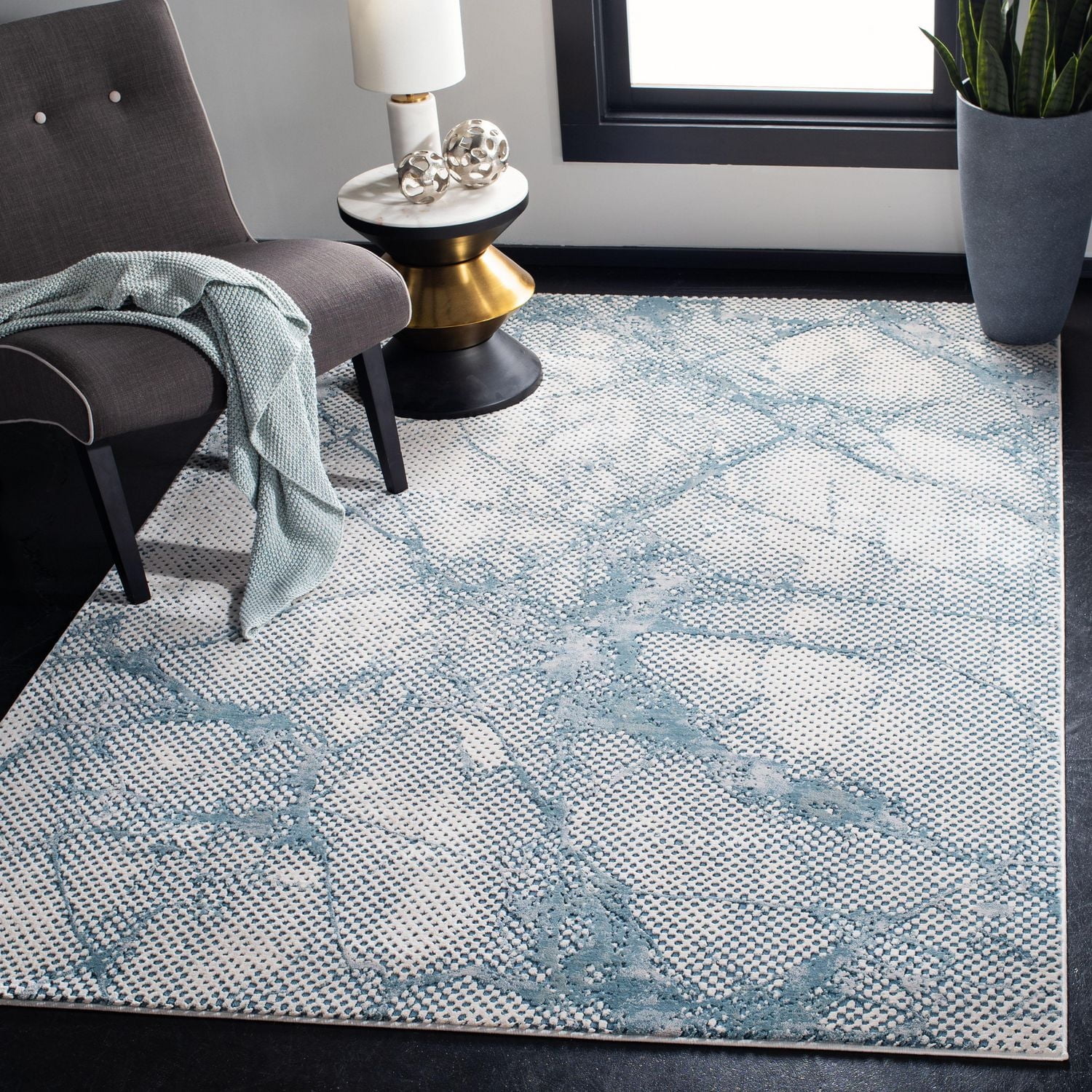 Click here for Safavieh Meadow Nikeisha Abstract Area Rug 9 Ft. X... prices