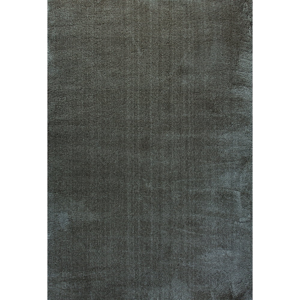 Dynamic Rugs Velvet 2.7X5 Microfiber Shag Area Rug 5900-900 GREY ...