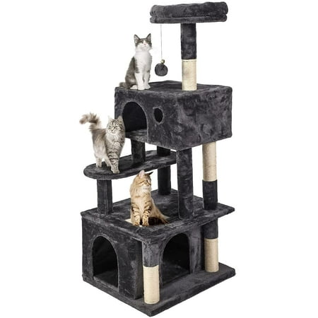 Cat Scratch Toy Indoor Cat Tree Cat Tower, Multi-Storey Cat Apartment ...