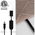 2 Prong Extension Cable 25 FT, Extra Long Power Cord With 3 Outlets ...