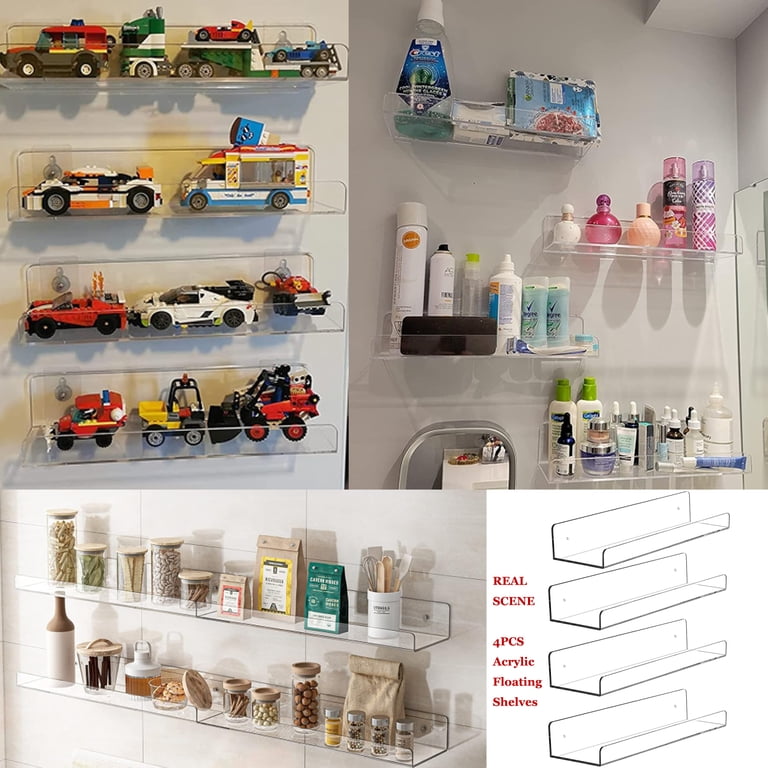 Acrylic Wall Mounted Shelves