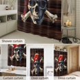 Bathroom Shower Curtain Abstract Punk Pirate Skull Waterproof Shower ...