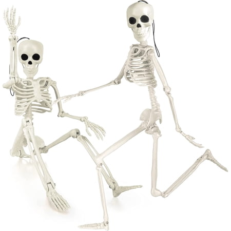 Halloween Skeleton Decorations Graveyard Decorations 2 Pack 15.7" Full ...