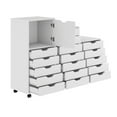Winsome Halifax 3-Pc Multi-Drawer Storage Cabinet Set 10395, White ...