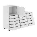 Winsome Halifax 3-Pc Multi-Drawer Storage Cabinet Set 10395, White ...