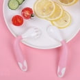 MOUDUO Kitchen Essentials Baby Training Spoon Easy Grip Bendable Soft ...