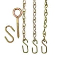 Plant Hanging Kit, #14 Jack Chain with Screw Hook and S-Hooks, Peerless ...