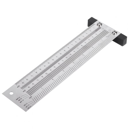 FLAMEEN Woodworking Marking Line Ruler, Marking Ruler, Carpenter ...