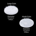 1008pcs Self Adhesive Dots,2/5" 10mm Diameter Sticky Dots Back Hook and ...