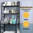 Otufan 3-Tier Stainless Steel Over the Toilet Rack, Small Bathroom ...