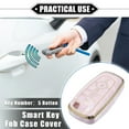 Unique Bargains Key Fob Cover for Ford Smart Key-5 Button TPU Pink ...