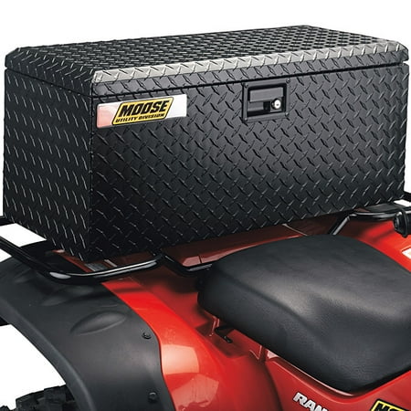 Moose Racing Rear Aluminum ATV Storage Box 32"L x 14"W x 14"H Black ...