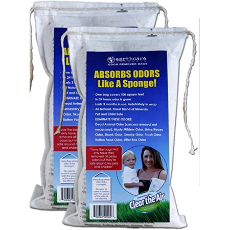 Earth care Odor Removing Bag Stinky Smells Pet Odor etc (2 Pack ...