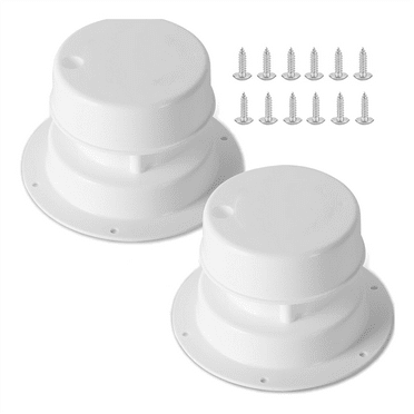 2Pack RV Roof Vent Cover Kits and Screws Cap for Trailer Replacement ...
