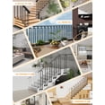 U Shape Stair Balusters with Adjustable Top Bracket for Staircase ...
