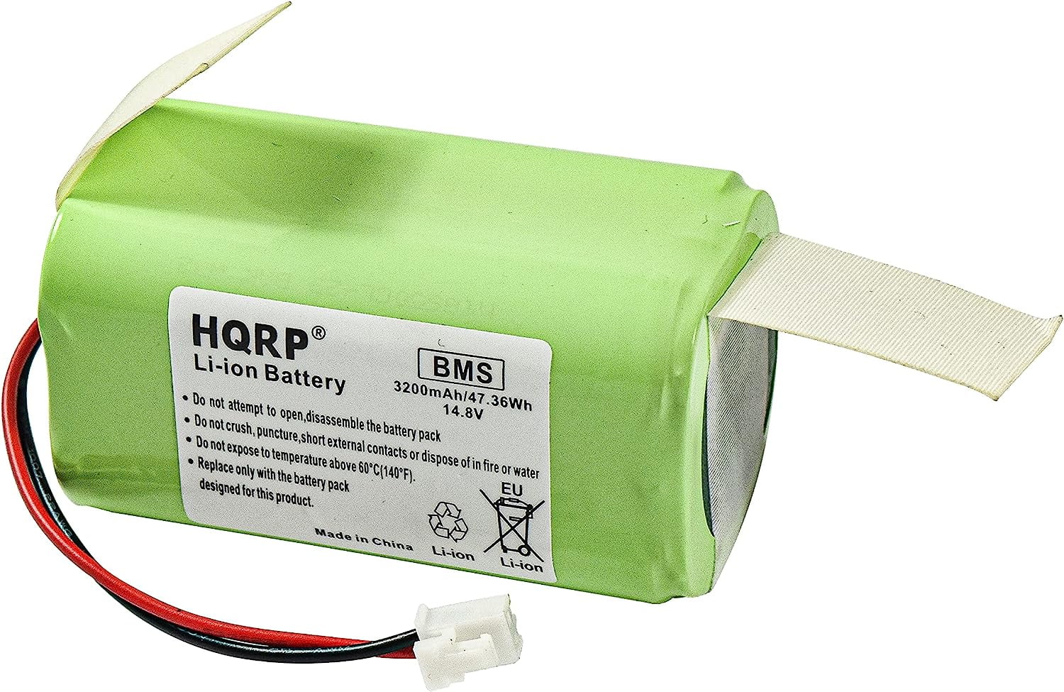 HQRP 14.8V Battery Compatible with Shark RVBAT850, Ion R75, R85, RV850 ...