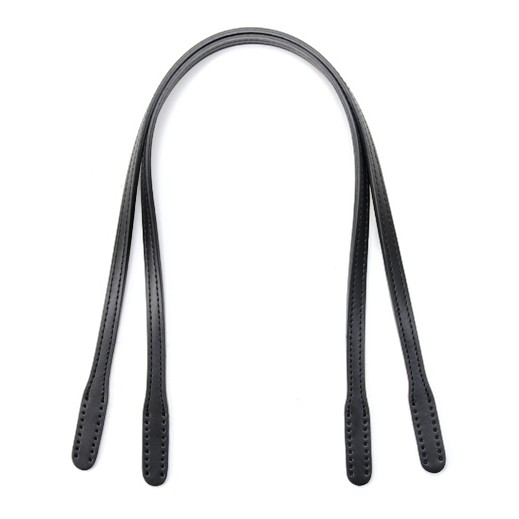 22.8 Genuine Leather Narrow Style Shoulder Bag Handles, Black (40-5815 ...